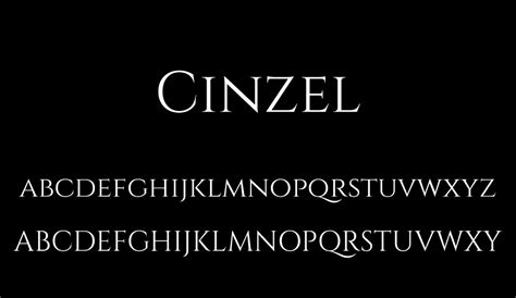 Cinzel Free Font