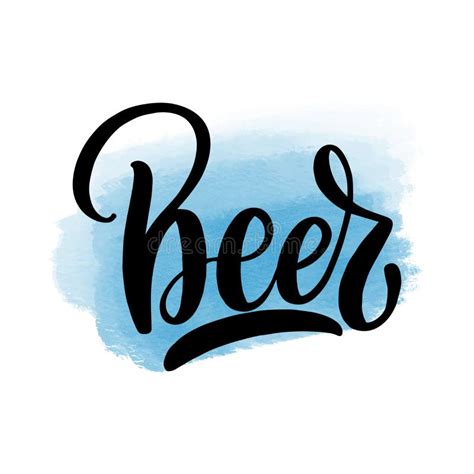 Lettering Craft Beer Stock Vector Illustration Of Brew 144975111