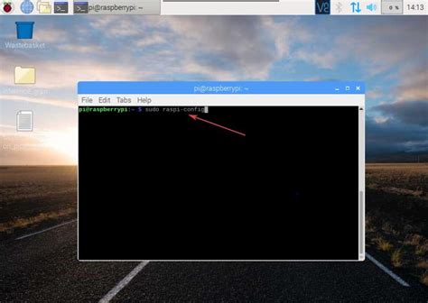 configuring raspberry pi through writing raspi config command in the download scientific
