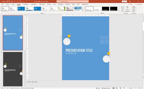How To Make Powerpoint Vertical