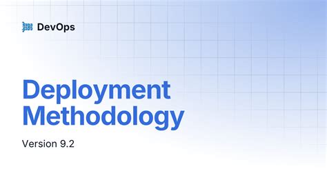 Deployment Methodology Devops