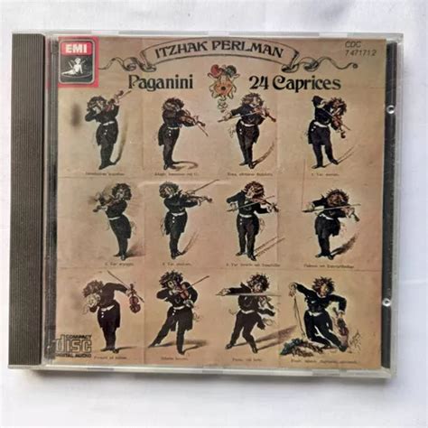 Paganini 24 Caprices Itzhak Perlman Cd Kktus Cuotas Sin Interés