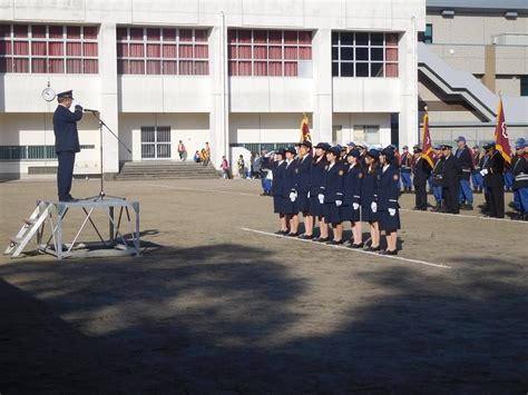 錦江町消防出初め式 田代小学校ブログ ホルトノキ