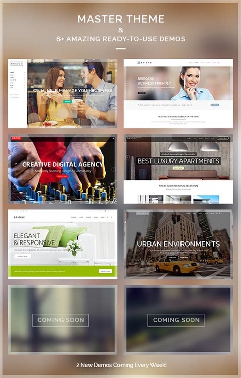 Bridge Creative Multi Purpose Wordpress Theme On Behance