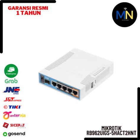 Jual Mikrotik Router Wireless RB962UiGS 5HacT2HnT HAP AC Jakarta Pusat My Networking