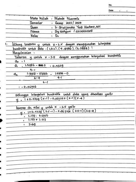 Final Metode Numerik Pdf