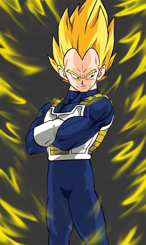 Coloured Vegeta Ssj1 By Kingvegito On Deviantart