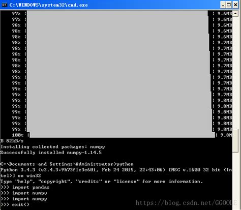 Python 34安装pandas库时遇到的问题：no Matching Distribution Found For Numpy19