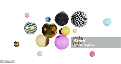 흰색 배경에 추상구 비행 공의 구성 3d 혼합 현실적인 글로브 3차원 형태에 대한 스톡 사진 및 기타 이미지 3차원 형태 가벼운 개념 Istock
