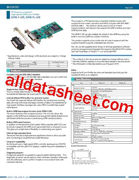 GPIB F LPE Datasheet PDF Contec Co Ltd