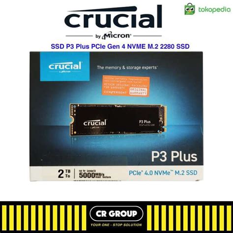 Jual Cr Group X Crucial Ssd P Plus Gb Tb Tb Pcie Nvme M Ssd Tb Di Seller
