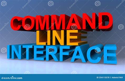 Cli Command Line Interface Acronym Technology Concept Background