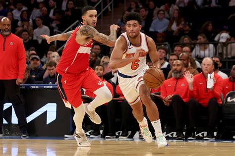 Knicks Shakeup Quentin Grimes Replaces Evan Fournier In Starting Lineup