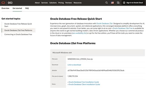 How To Install Oracle Database 23ai On Windows • Vinish Dev