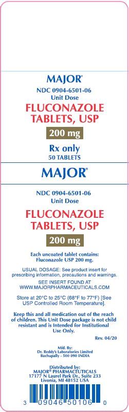 Fluconazole Package Insert