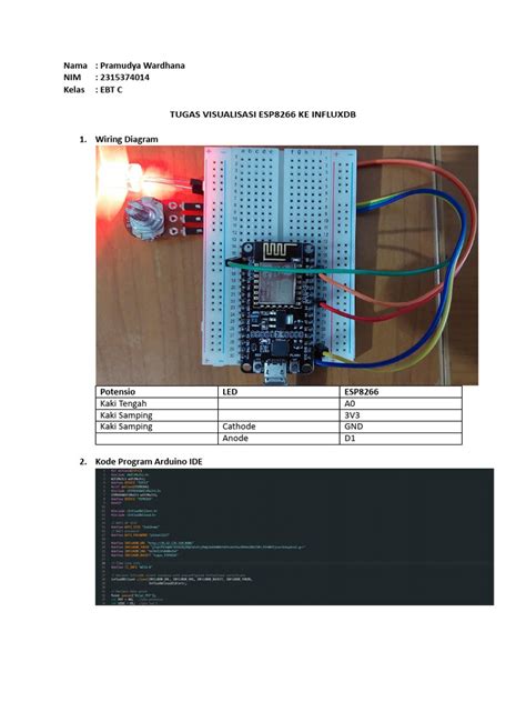 Tugas Visualisasi Esp8266 Ke Influxdb Pdf
