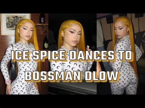 Ice Spice Dancing To Bossman Dlow Youtube