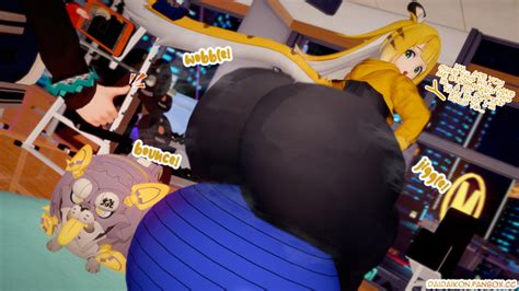 Rule 34 3d Ass Body Ball Blue Ball Bottom Heavy Bouncing Daidaikon