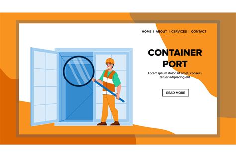Container Port Vector Graphic By Sevvectors · Creative Fabrica
