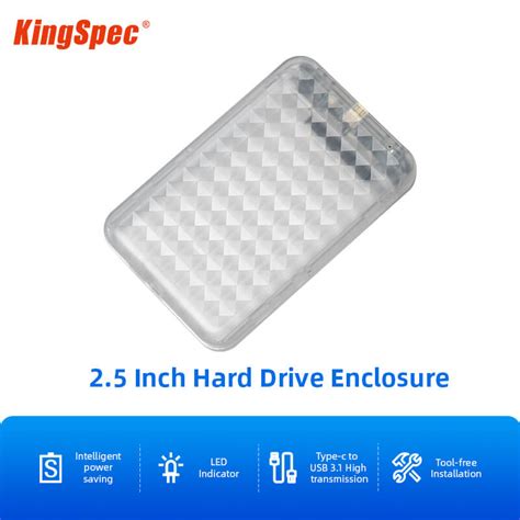 25 Inch Sata Ssd Enclosure Durable External Storage Solution Kingspec