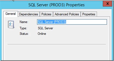 Donghuas Blog Dbaglobe Sql Server Failover Cluster Resource Properties And Using Powershell