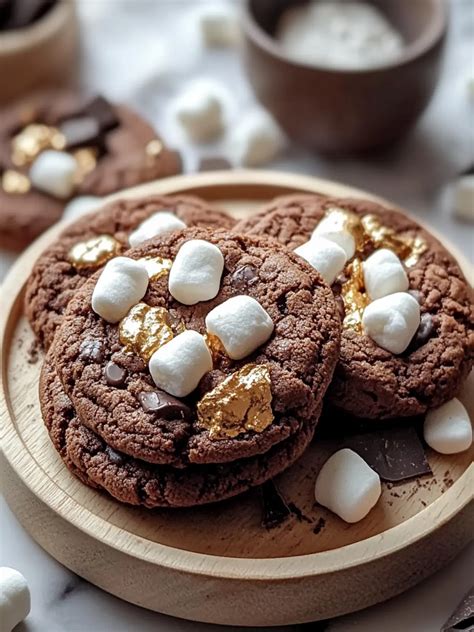Irresistible Hot Chocolate Cookies With Mini Marshmallows Recipes By Eve