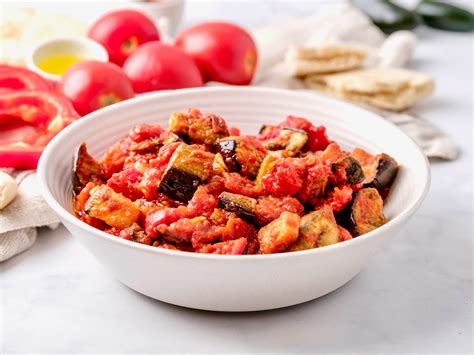 Roasted Eggplant Salad Moroccan Inspired Mezze Recipe