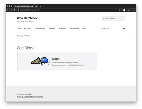 Show Empty Cart Component On Front End When Cart Is Empty · Issue 1743 · Woocommerce
