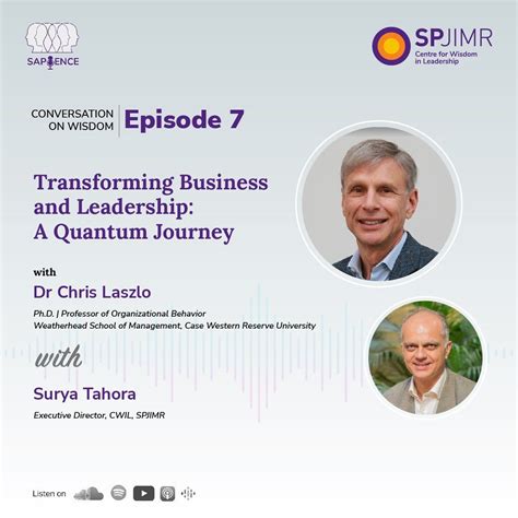 Stream Episode Sapience Episode 7 Transforming Business And Leadership