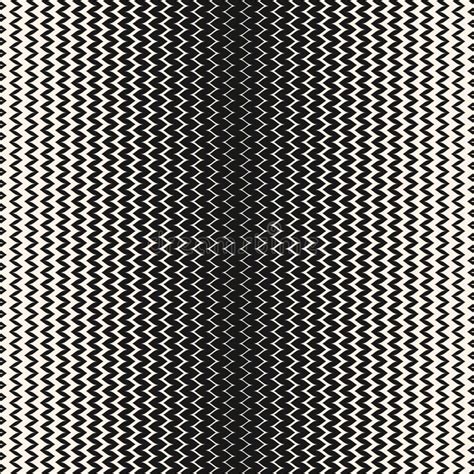 Vector Halftone Seamless Pattern Vertical Zig Zag Lines Background Stock Vector Illustration