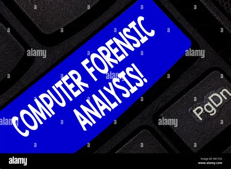 Text Sign Showing Computer Forensic Analysis Conceptual Photo Evidence Found In Computers And