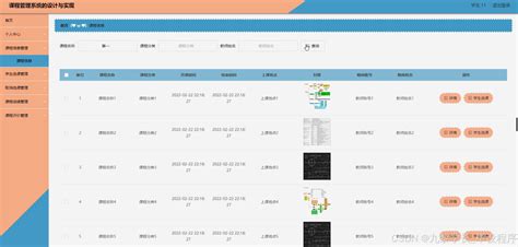 Springboot毕设 课程管理系统的设计与实现 程序论文 Csdn博客
