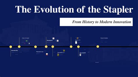 The Evolution Of The Stapler By Om Ramanathan On Prezi