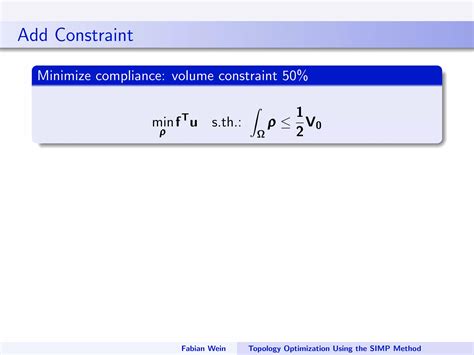Topology Optimization Using The Simp Method Pdf