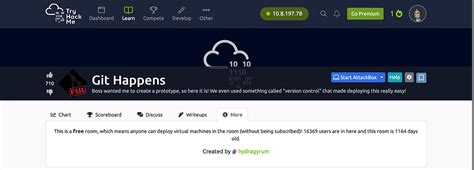 Tryhackme Git Happens Tryhackme Machine Git Happens By Tanish Saxena Oct 2023 Medium