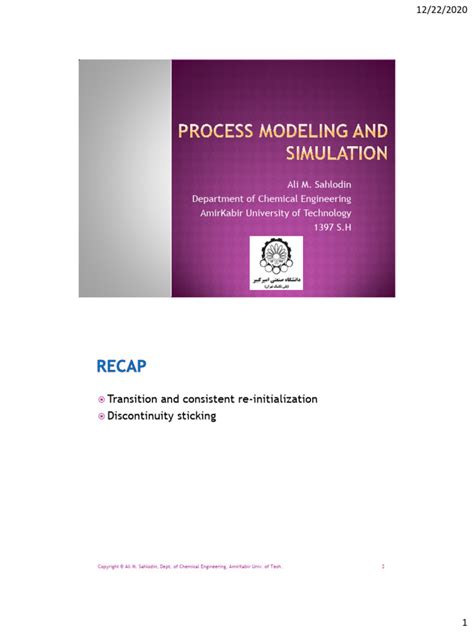 modeling simulation lecture16 pdf applied mathematics