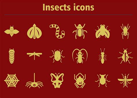 Insects Collection Vector Ai Eps Uidownload
