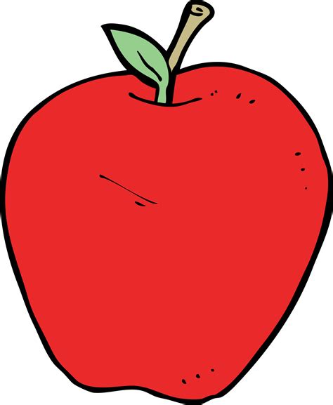 Cartoon Apple Drawing 46877264 Png