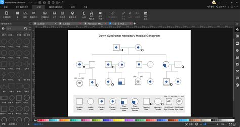 워드 한글로 가계도 그리는 법 총정리