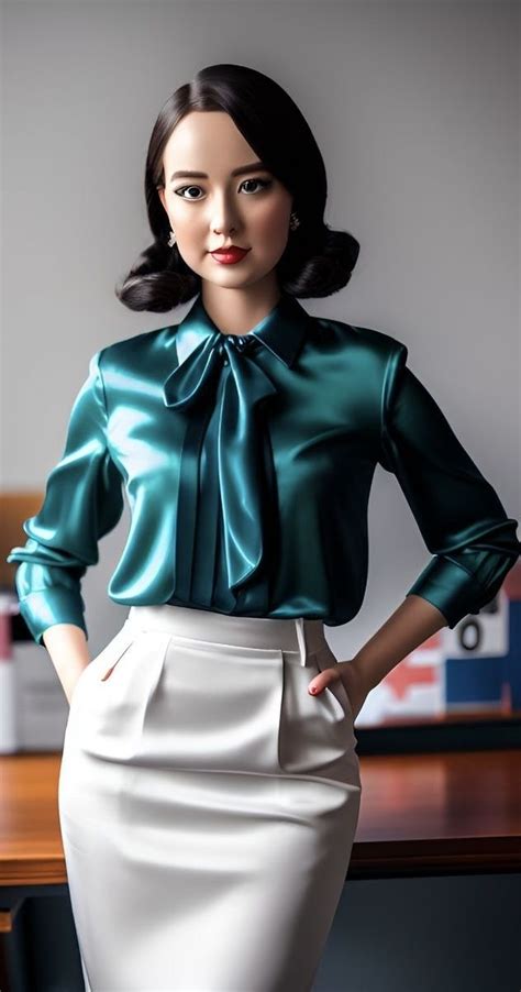 Pin On タンバー In 2024 Curvy Women Outfits Satin Fashion Silk Satin Dress