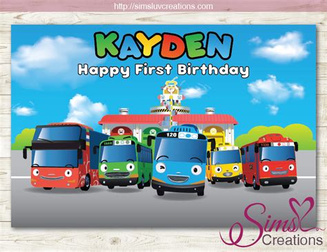 Gambar Tayo Happy Birthday Gambar Tayo 2019