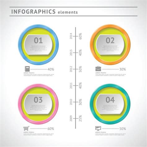 عناصر اینفوگرافیک کسب و کار قالب طراحی انتزاعی 1132075
