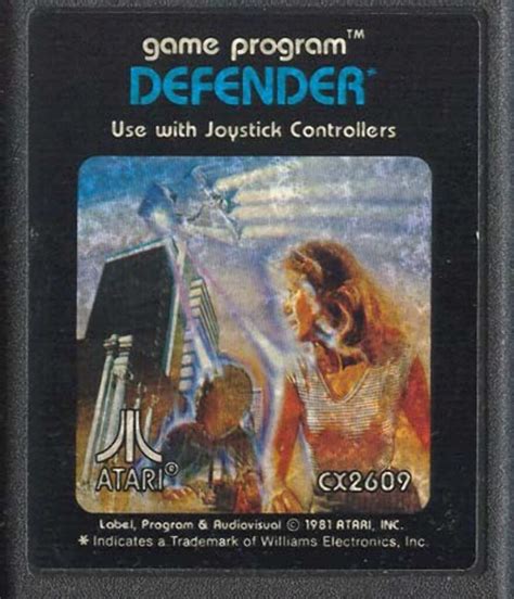Defender Atari 2600 Playd Twisted Realms Video Game Store Retro Games