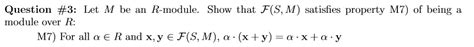 Solved S In The Question Below Is A Set And M Is An