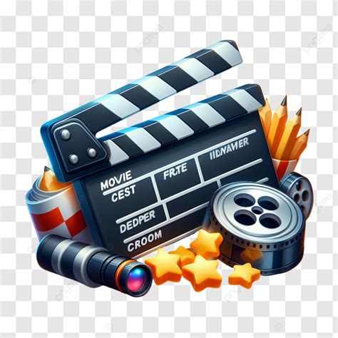 투명한 배경에서 분리 된 3d 현실적인 검은 영화 클래퍼 보드 빈 영화 클래퍼 시네마 영화 Png 일러스트 및 이미지 에 대한 무료 다운로드 Pngtree