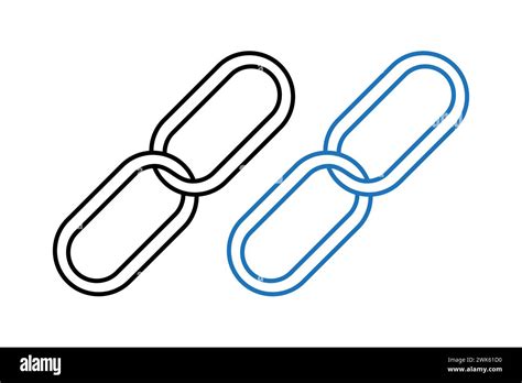 Chin Icon Hyperlink Chain Symbol Link Chain Icon Vector Illustration Stock Vector Image And Art