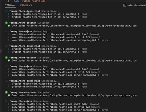 duplicate generator messages in terminal · issue 403 · fern api fern · github