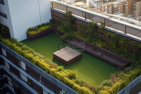 高层建筑的屋顶花园高清图片下载 正版图片600255220 摄图网