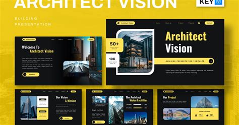Концепция архитектора — Keynote в строительстве Шаблоны презентаций Включая здание и