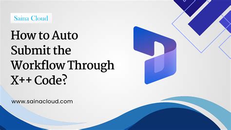 how to auto submit the workflow through x code